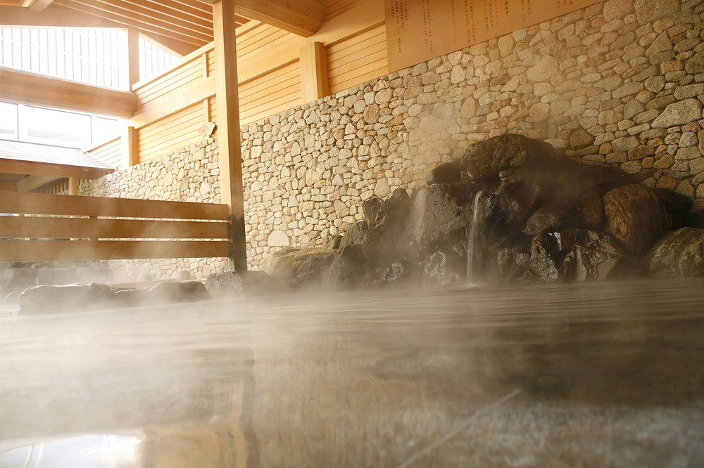 Kyoto~ Check out the rare, all natural, chloride hot spring in ...