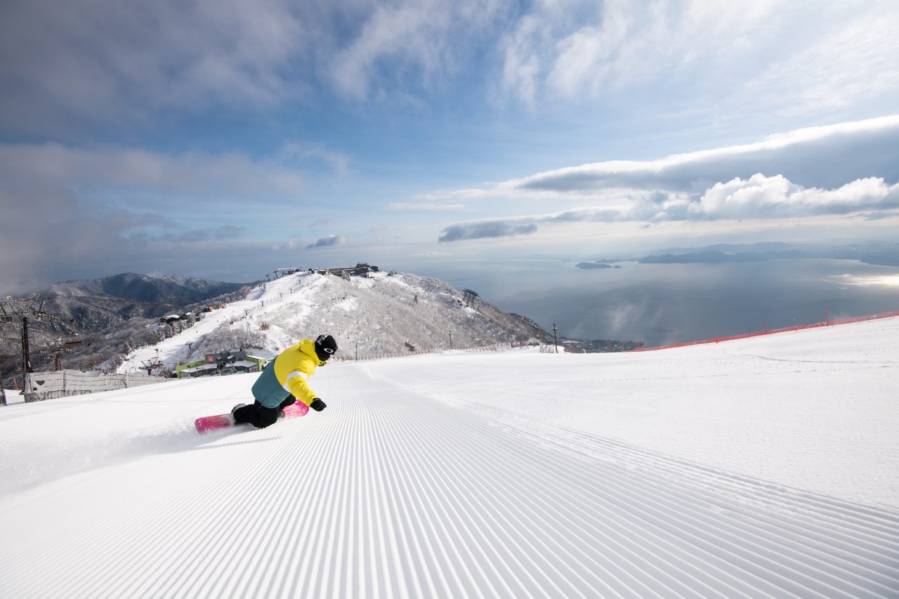 All the Thrills of Winter Sports and Jaw-Dropping Views over Lake Biwa ...